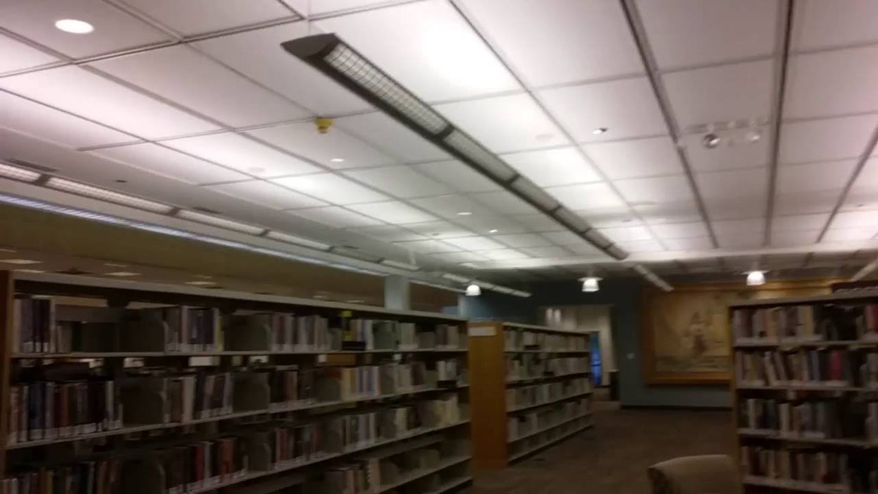 New/Vintage Lighting at Arlington Heights Memorial Library - YouTube