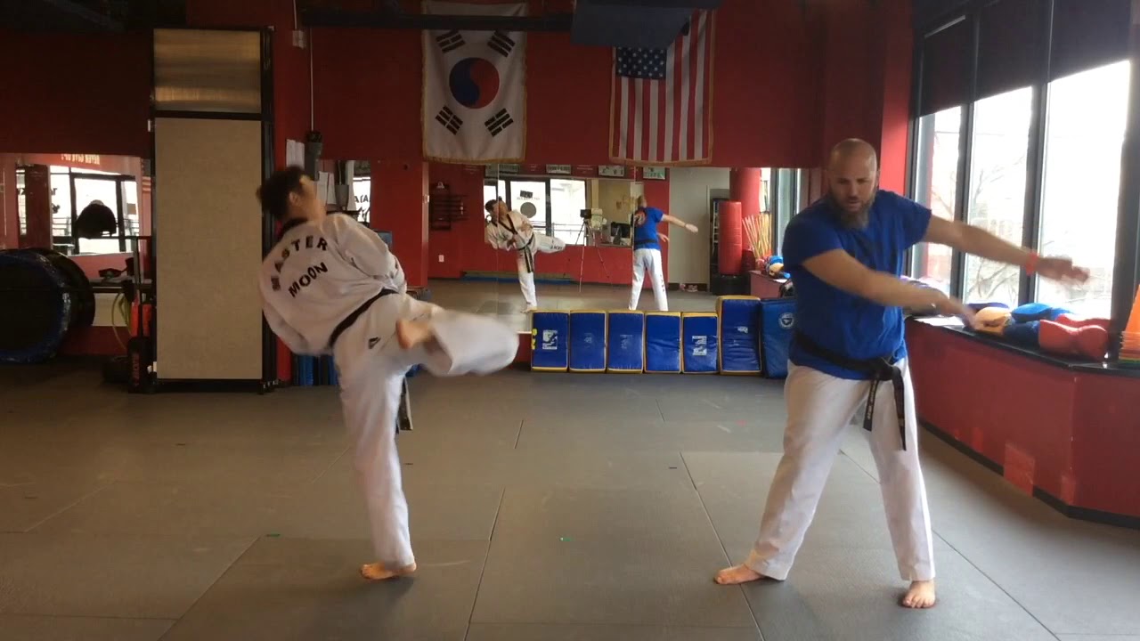 TKMA Intermediate Class Kicking Drills - YouTube