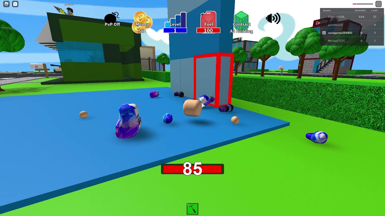 Wir zerstören GEBÄUDE?!?! | Roblox Demo Ville Demolition Simulator ...