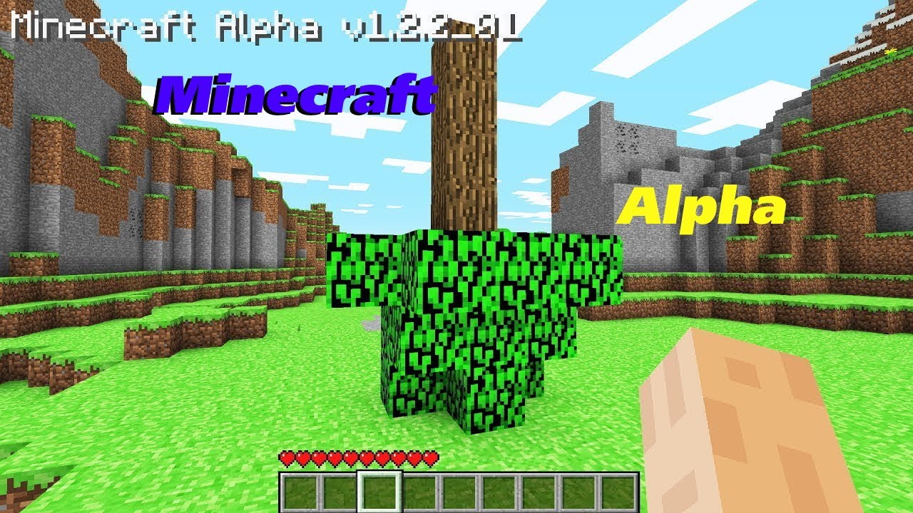 Minecraft анхны хувилбар!!!😱🎮🤔| Alpha version | Minecraft Mongolia ...