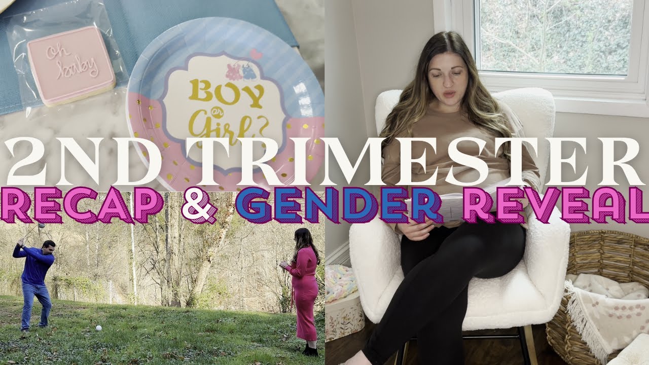 2nd Trimester Recap Gender Reveal Youtube 1696