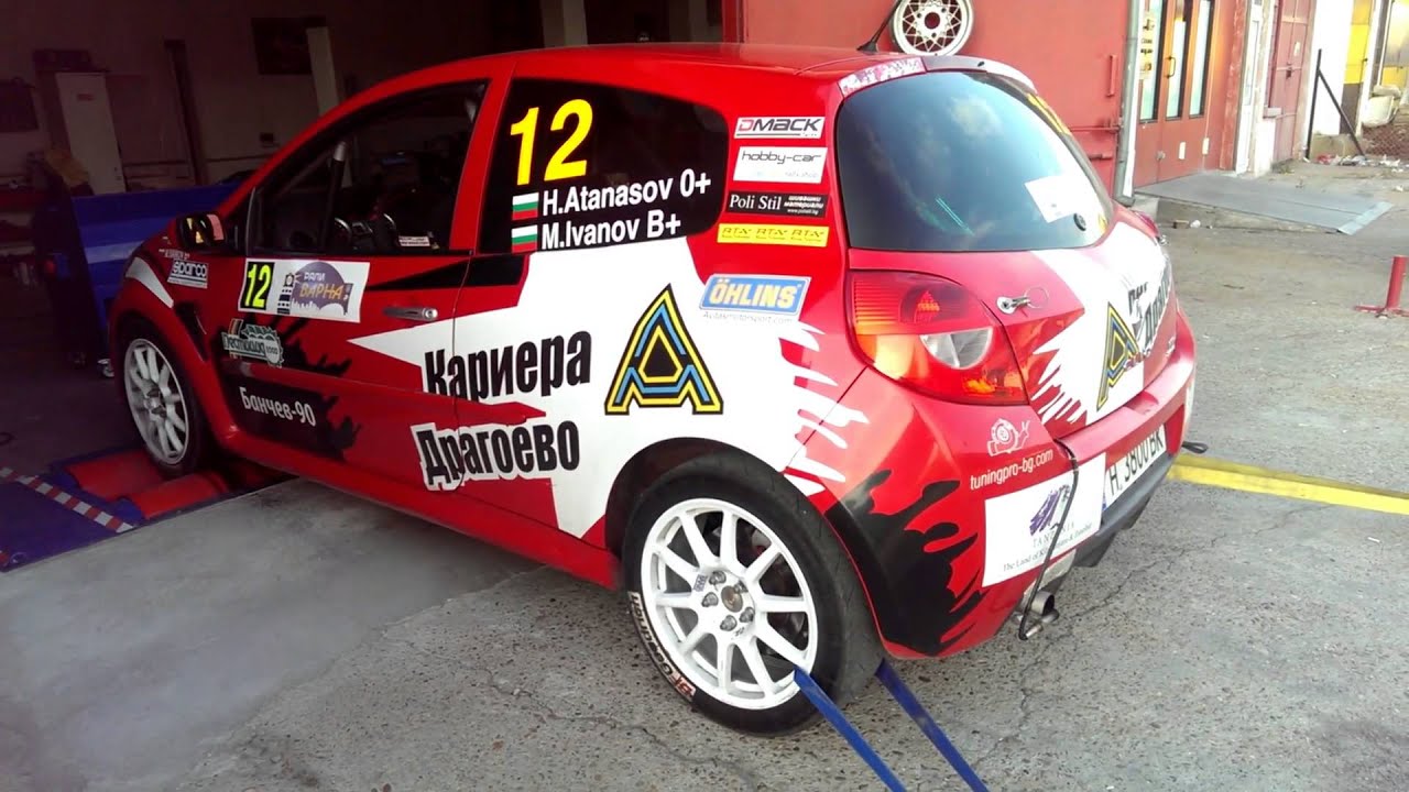 Renault Clio RS Rally Car - Dyno Tuning - YouTube