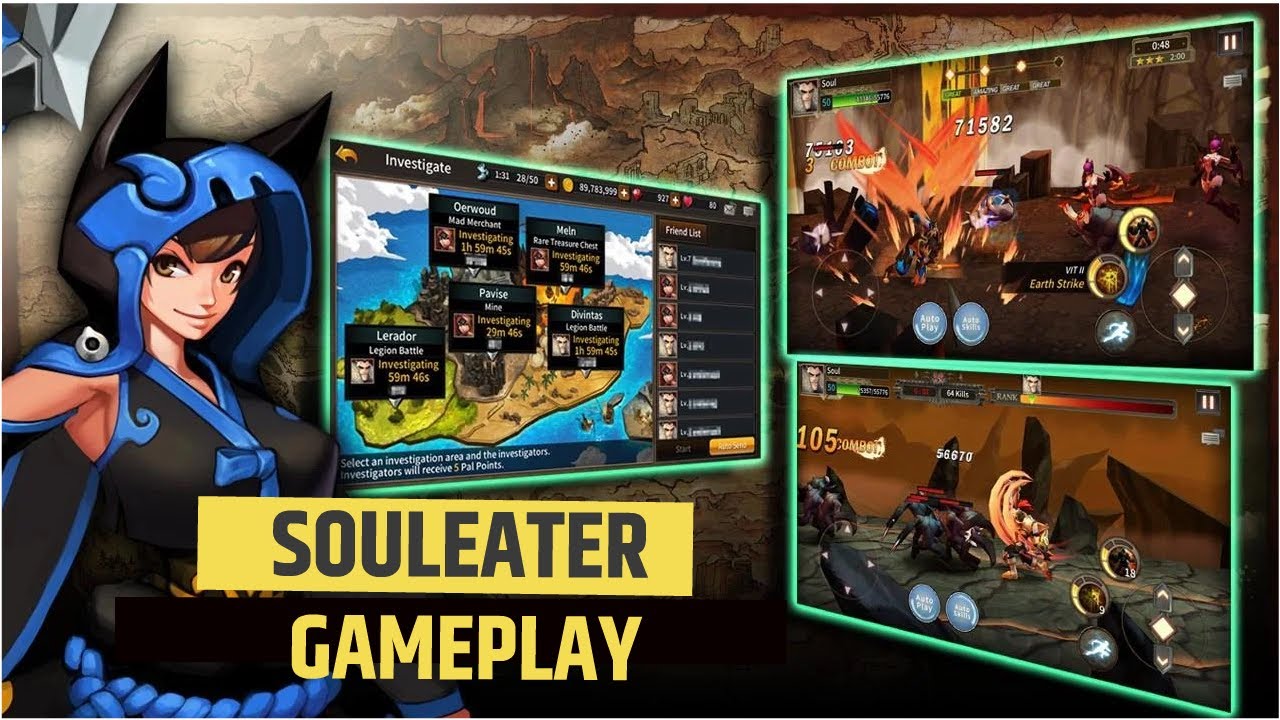 SoulEater: Ultimate Control Fighting Action Game (KR) Android Gameplay ...