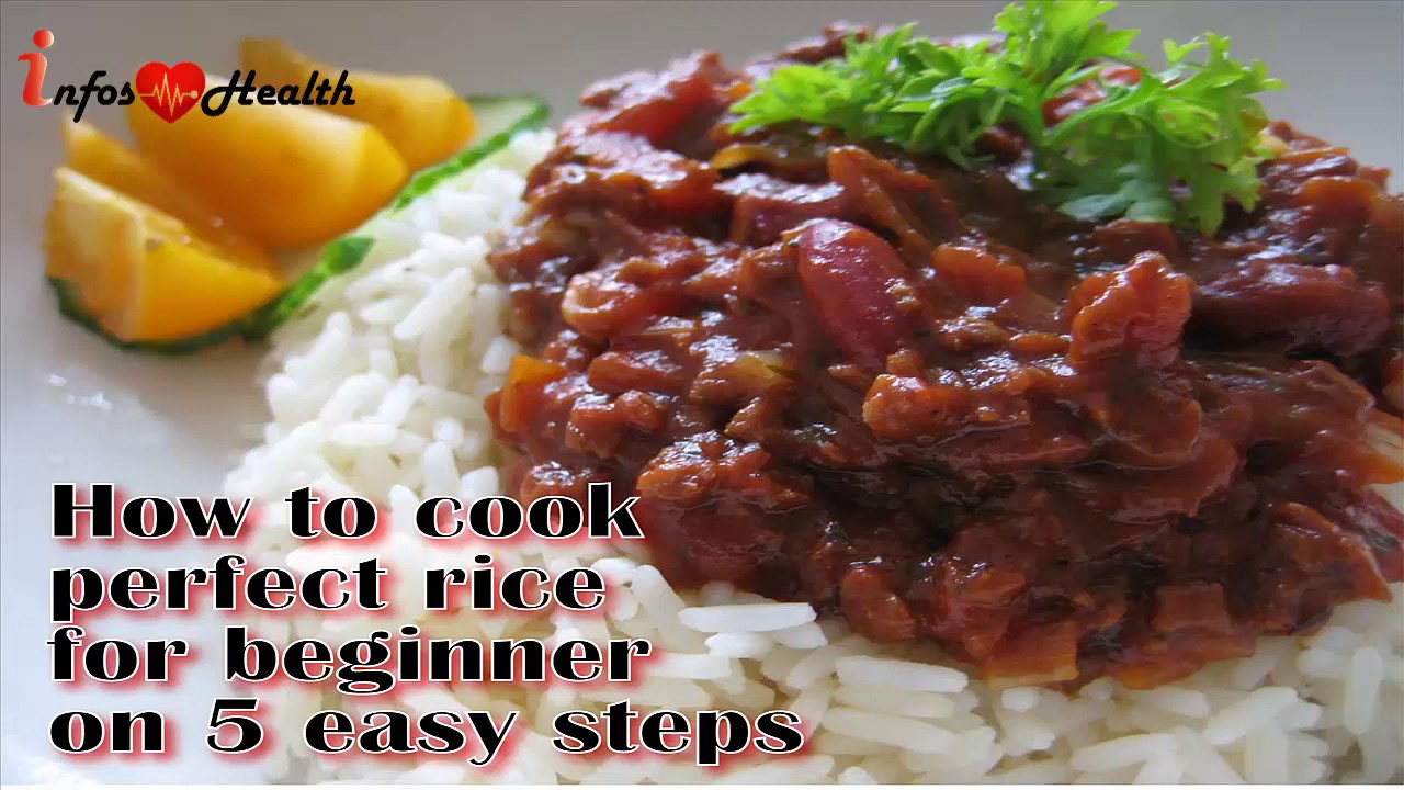 How to cook perfect rice for beginner on 5 easy steps - YouTube