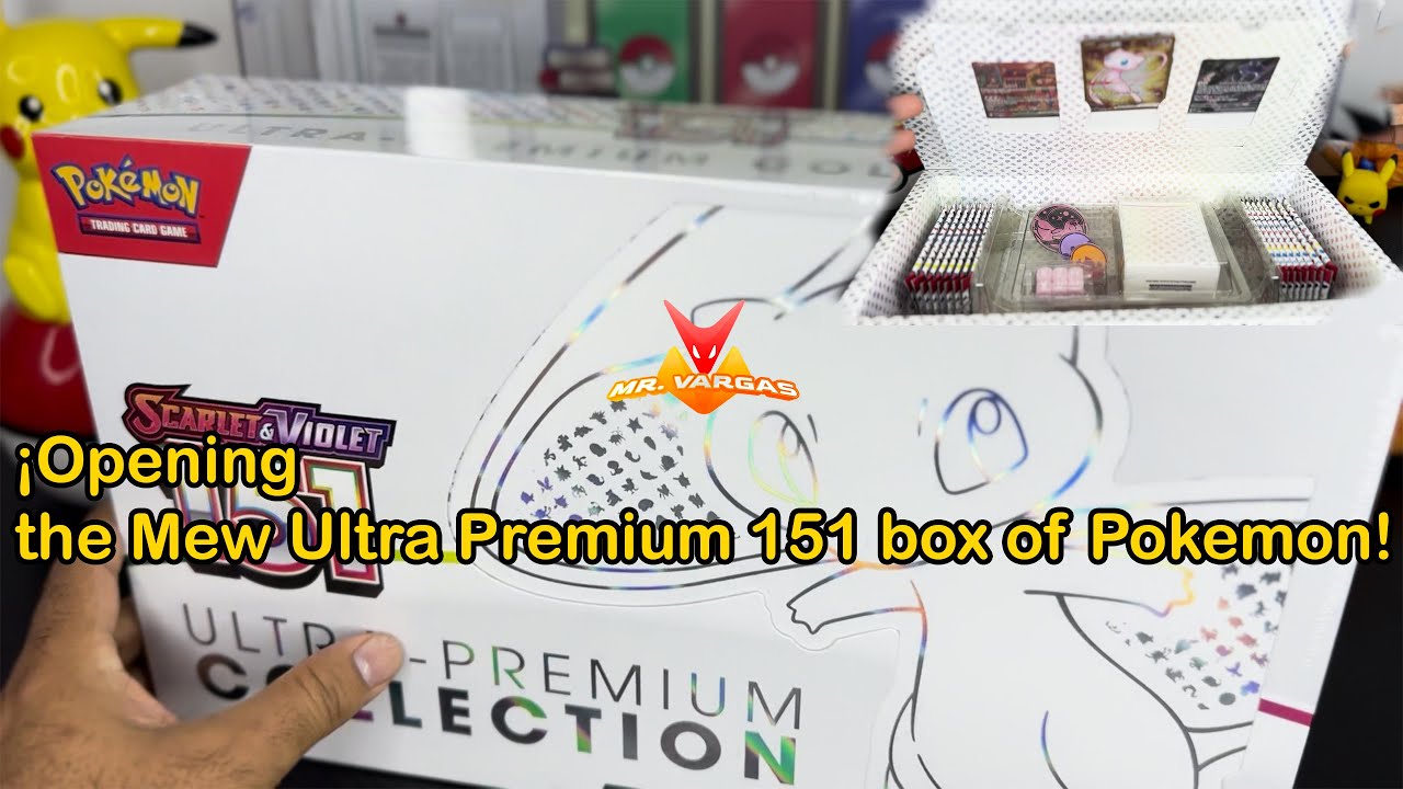 ¡Opening the Mew Ultra Premium 151 box of Pokemon! - YouTube