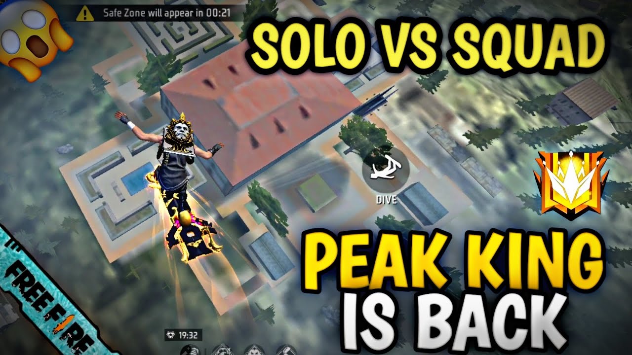 PEAK KING IS BACK | ONLY PEAK GAMEPLAY DOMINATION | GRANDMASTER LOBBY ...