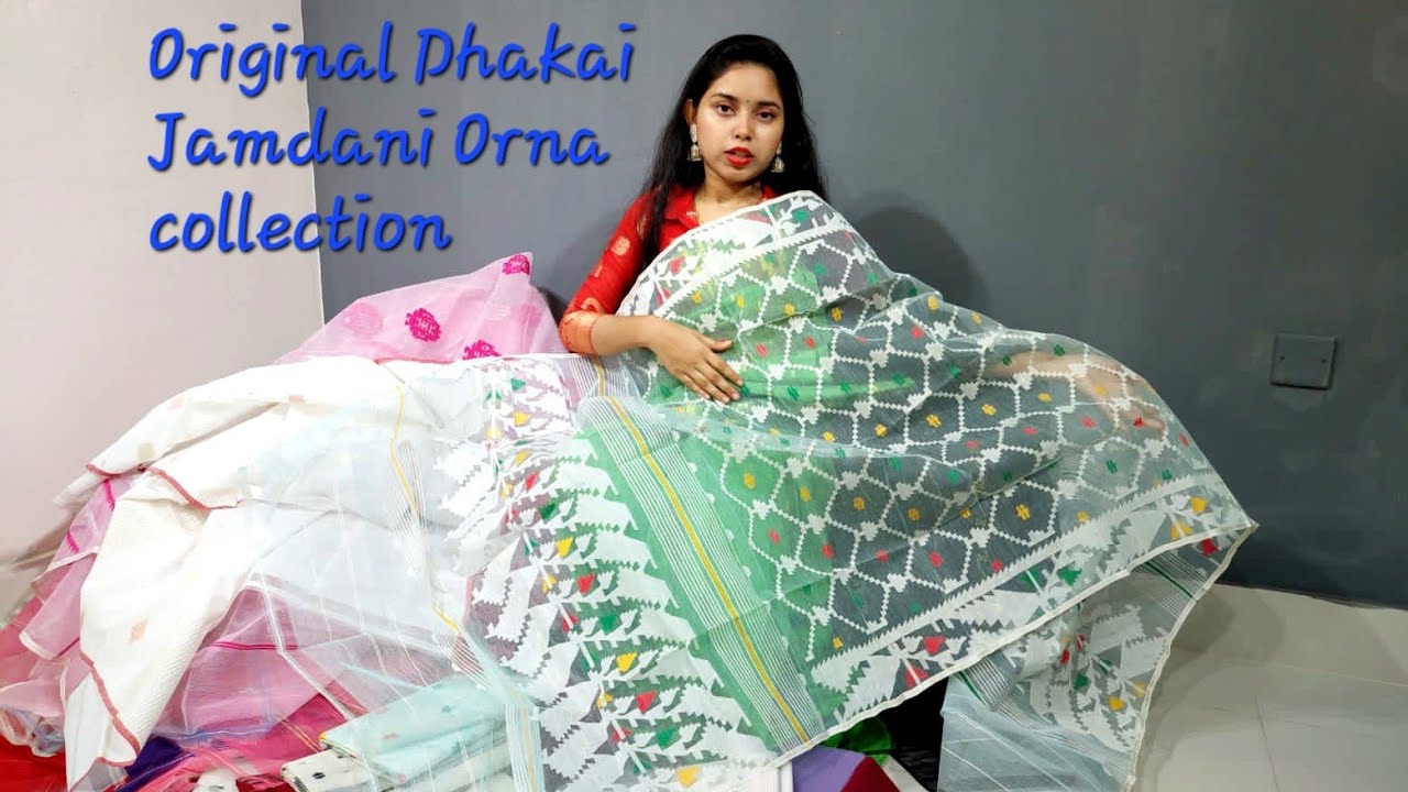 Original Dhakai Jamdani Orna Collection. wholsale / retail ...