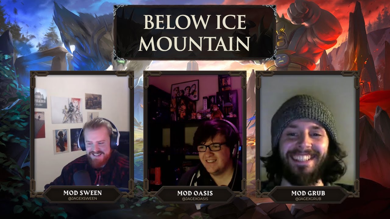 Below Ice Mountain! Mods Grub, Oasis & Sween - OSRS Modcast February ...