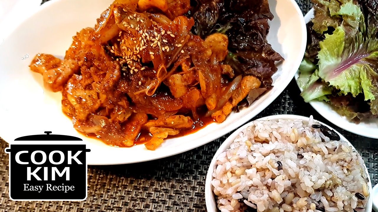 How to Cook Jeyuk bokkeum(Spicy Stir-fried Pork), 도대체 제육볶음에 고추장을 왜써 ...