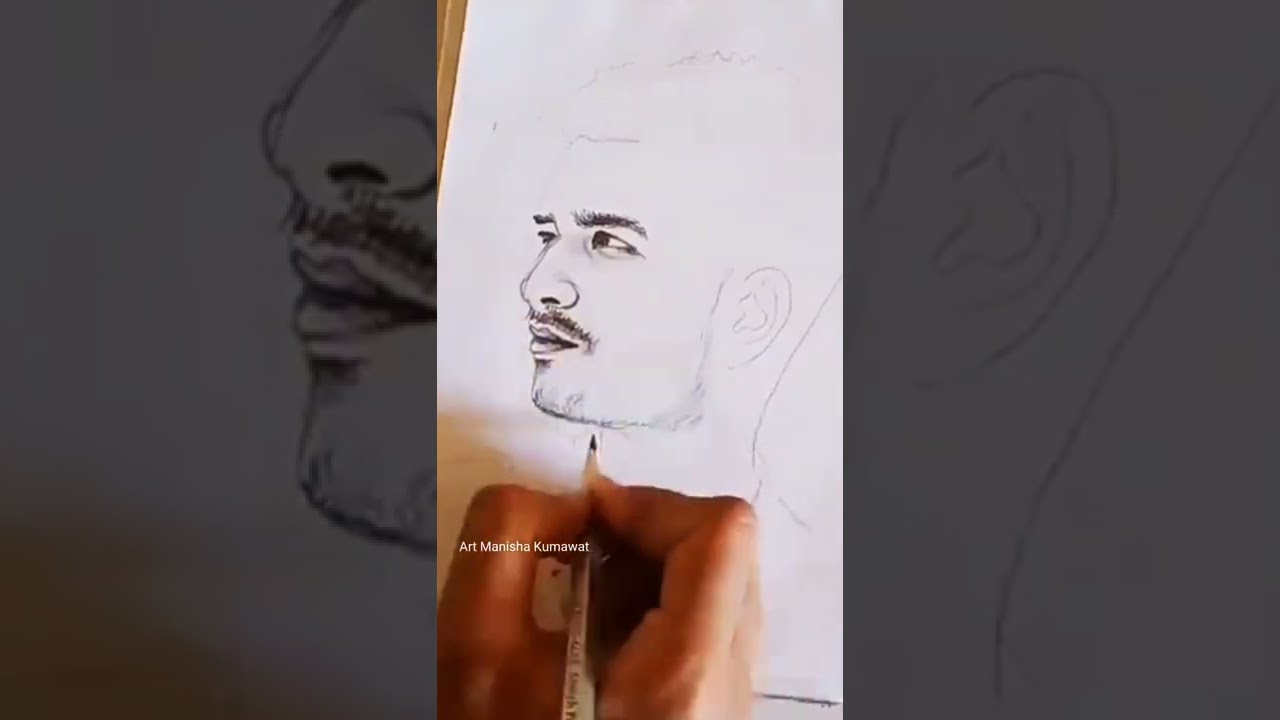 Boy Drawing | How to draw | Short Videosts | YouTube Shorts Pencil ...