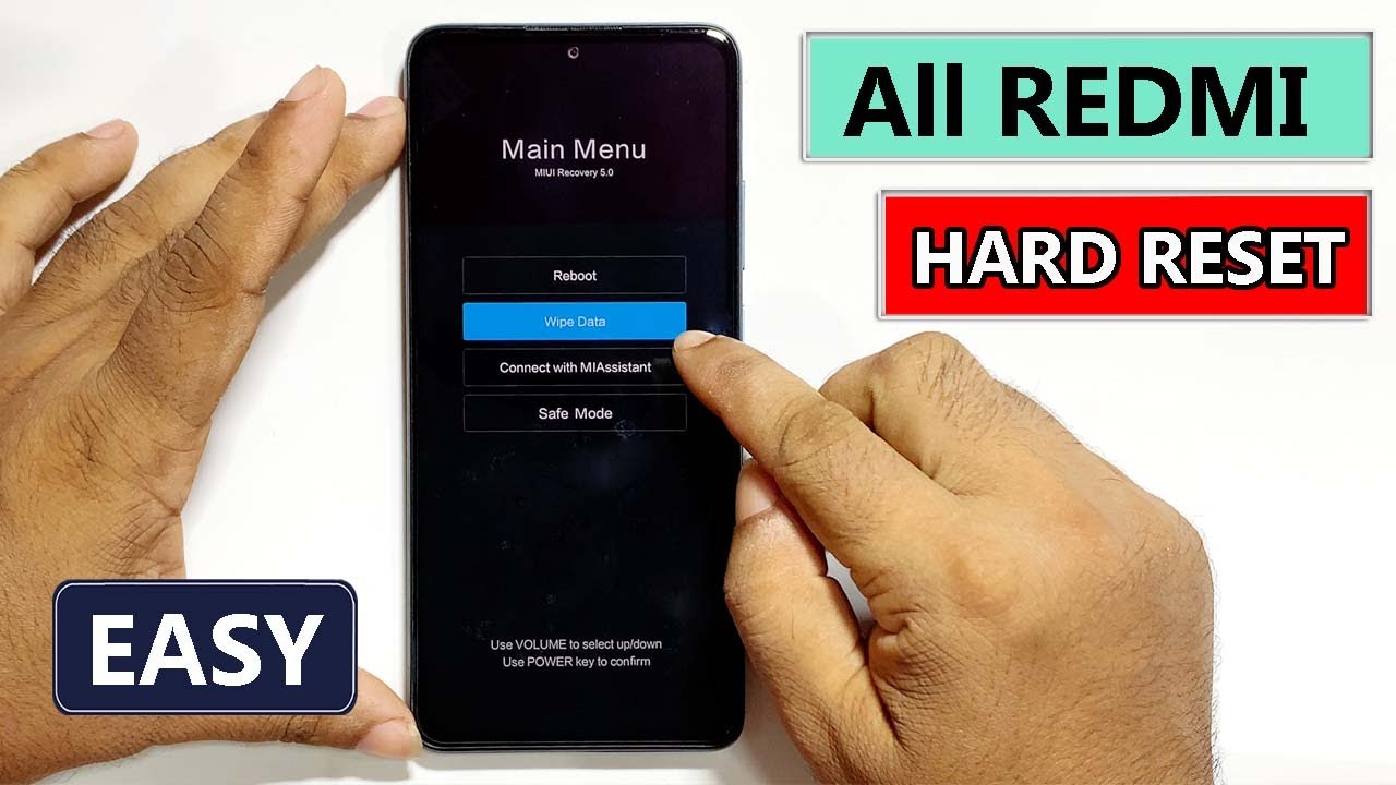 All Redmi Phones Hard Reset | Factory Reset | Wipe Data | Fix Lag ...