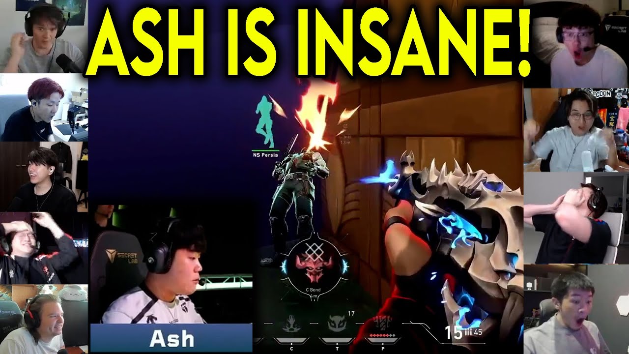 Valorant Streamers Reacts To GENG Ash Insane 1v3 CLUTCH Against ...