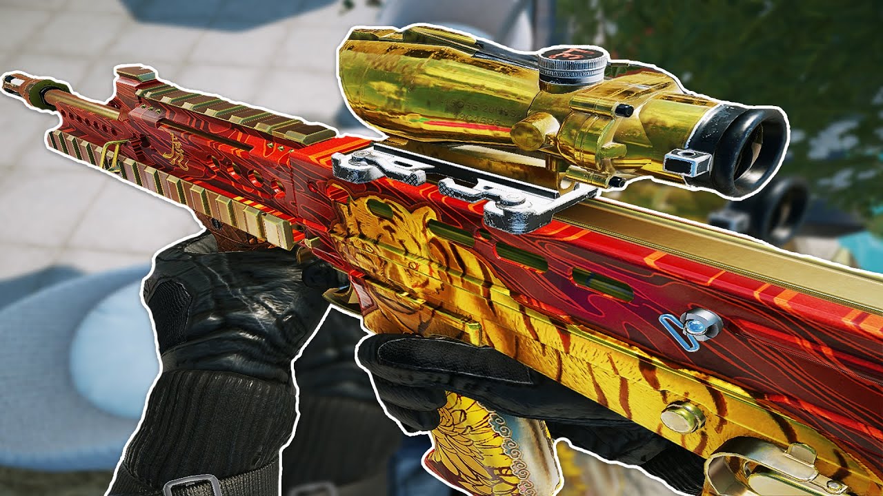 Y6S4 YEAR OF THE TIGER Weapon Skin + Gold Attachment Skin - Showcase IN ...