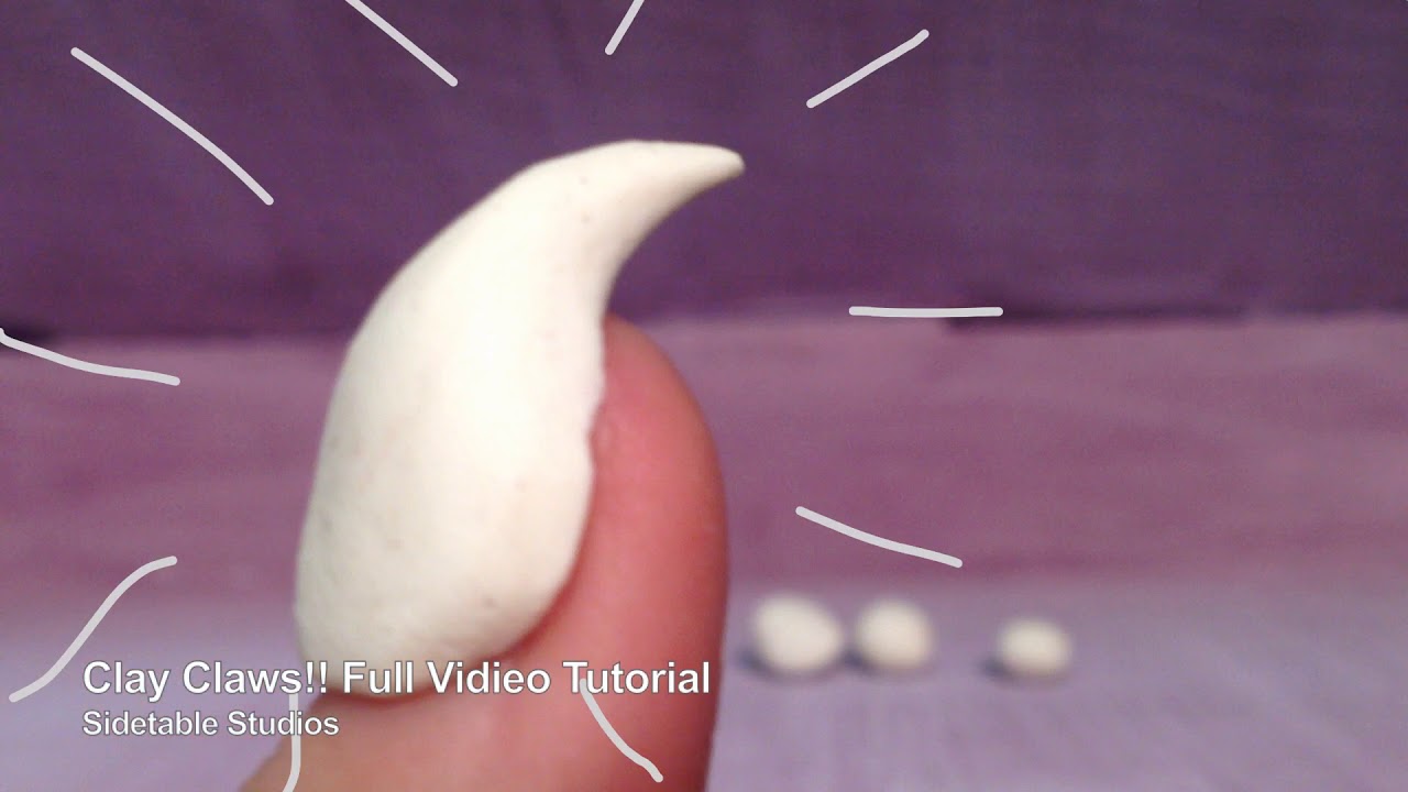 Clay Claws!! Full Video Tutorial - YouTube