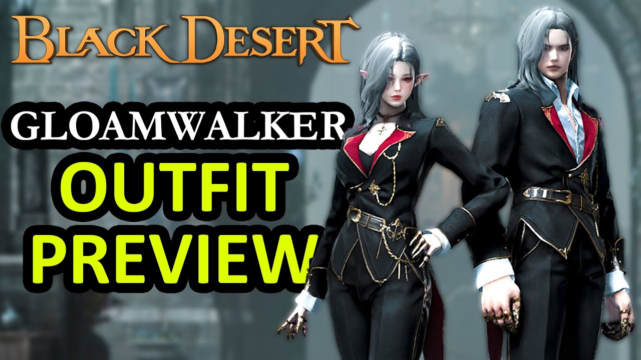 GLOAMWALKER OUTFIT PREVIEW Halloween 2024 for ALL CLASS (Black Desert ...