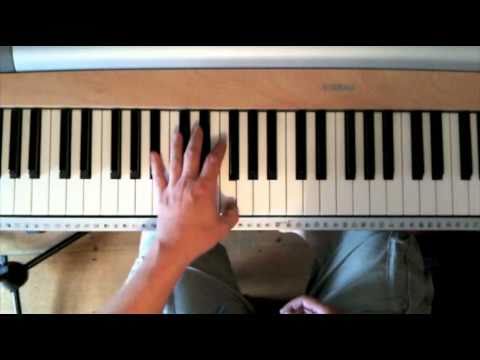 Stride piano - basics of the left hand stride - YouTube