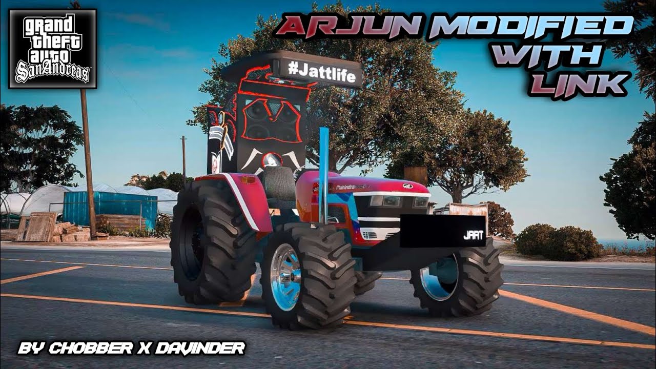 ARJUN MODIFIED TRACTOR MOD FOR GTA SAN ANDREAS - YouTube