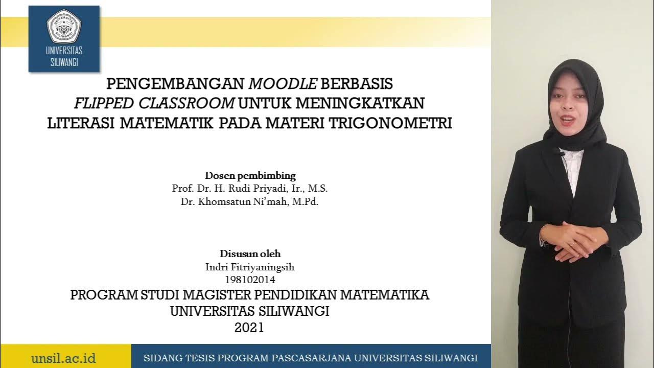 Presentasi Sidang Tesis Magister Pendidikan Matematika UNSIL - YouTube