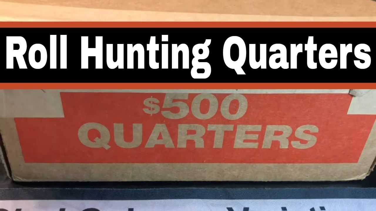Coin Roll Hunting Quarters - The Search For Silver Quarters - YouTube