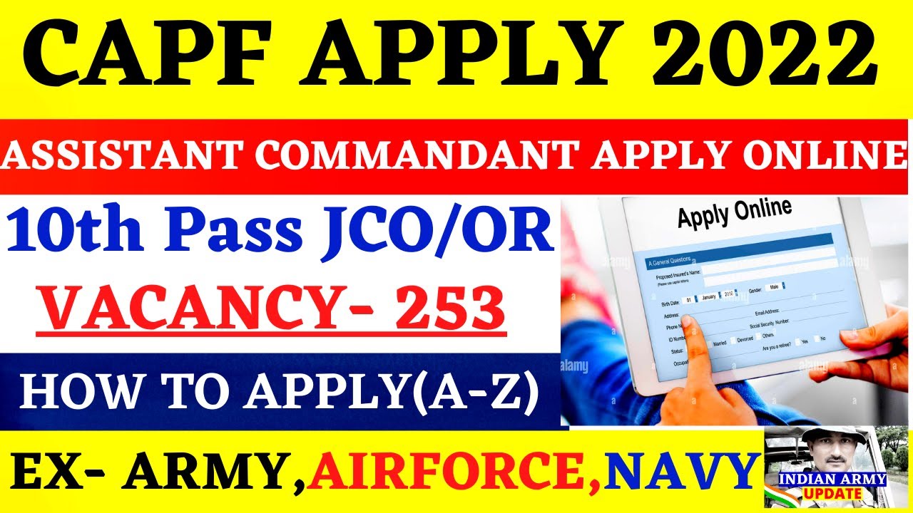 UPSC CAPF AC Online Form 2022 Kaise Bhare | How to Fill UPSC CAPF ...