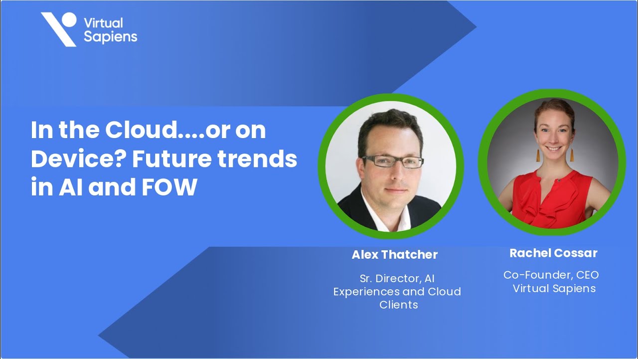 In the Cloud....or on Device? Future trends in AI and FOW with Alex ...
