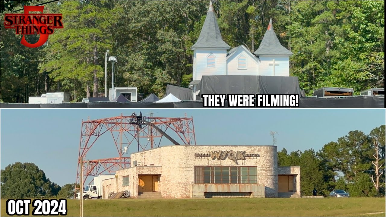 EXPLORING Stranger Things Season 5 filming locations *During Filming ...