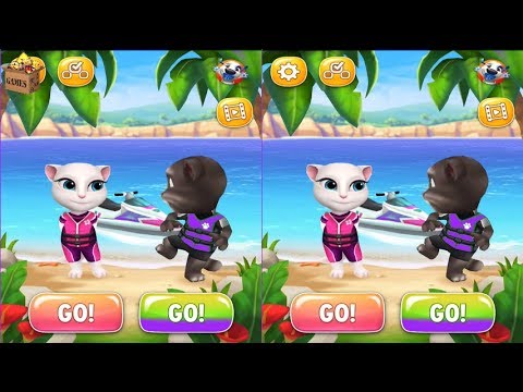 TALKING TOM JETSKI*TOM PURPLE COLOR T SHIRT*GAMEPLAY FOR KID #126 - YouTube