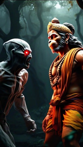 hanuman vs ghost 👻👻#godstautsviedo #mahabharat #hanumanchalisa - YouTube