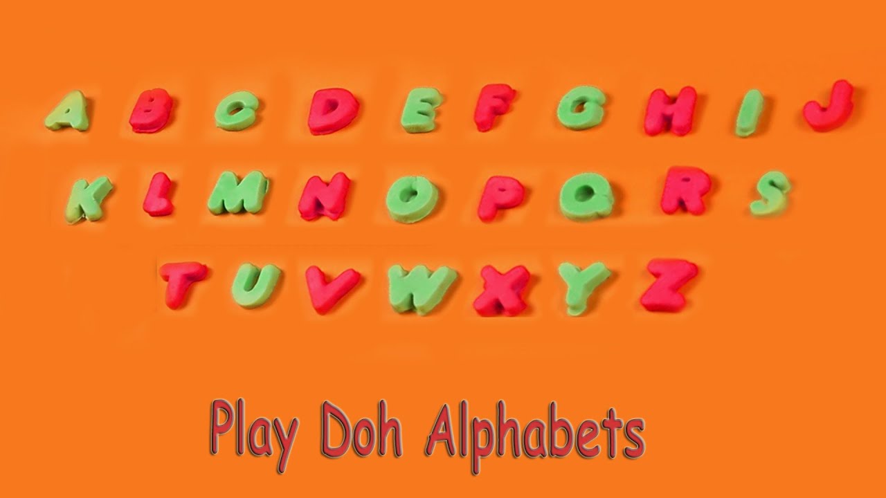 Play Doh Alphabet song | Phonics song - YouTube