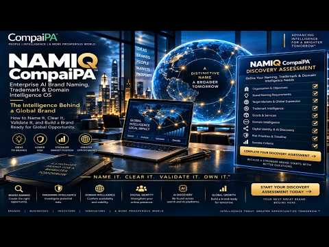 NAMIQ CompaiPA: Enterprise AI Brand Naming, Trademark & Domain Intelligence OS