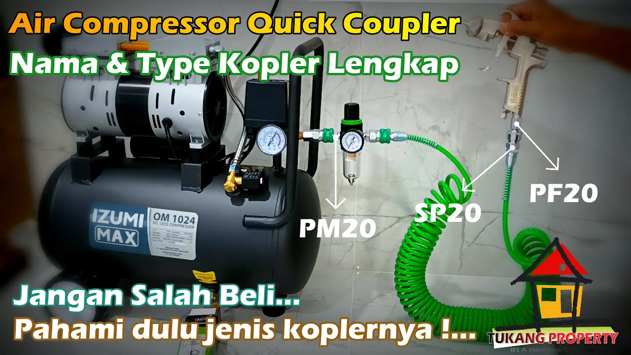 Macam Macam Jenis Tipe Kopler Kompresor Izumi Artix Lakoni Air ...