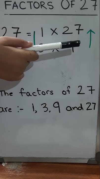 Find the factors | write all the factors of 27 | 27 के factors - YouTube