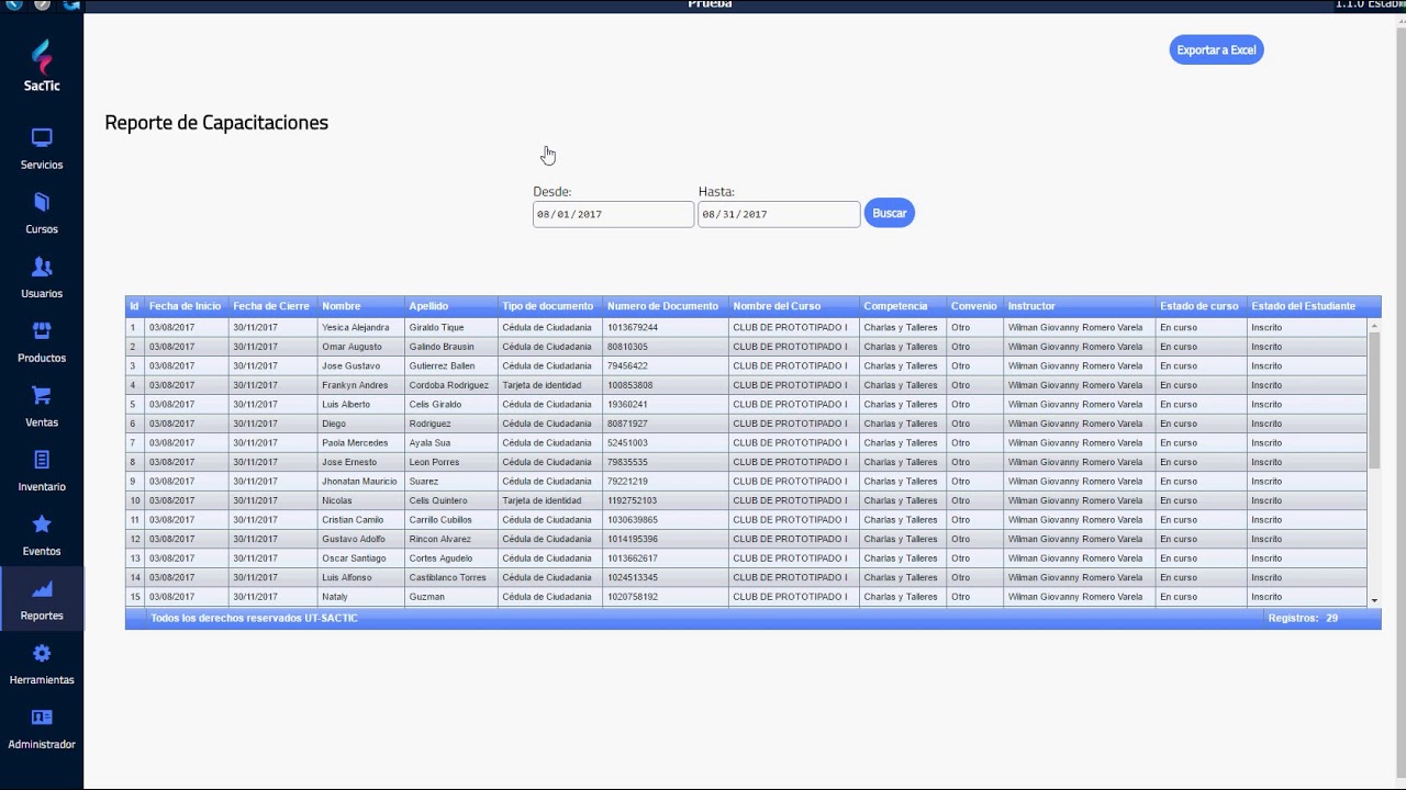 Explicacion del Modulo de Reportes - YouTube