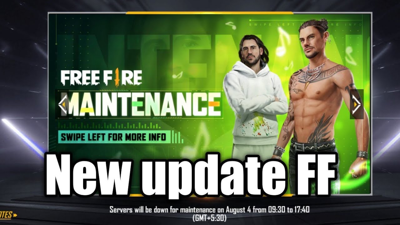 FREE FIRE MAINTENANCE BREAK TODAY | OB29 UPDATE FREE FIRE | FF UPDATE ...