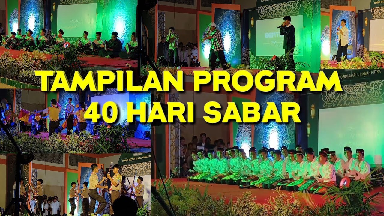 Tampilan Program 40 Hari Santri Baru | Pondok Modern DHBS | Bakat ...