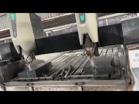 Angola black granite sculpture