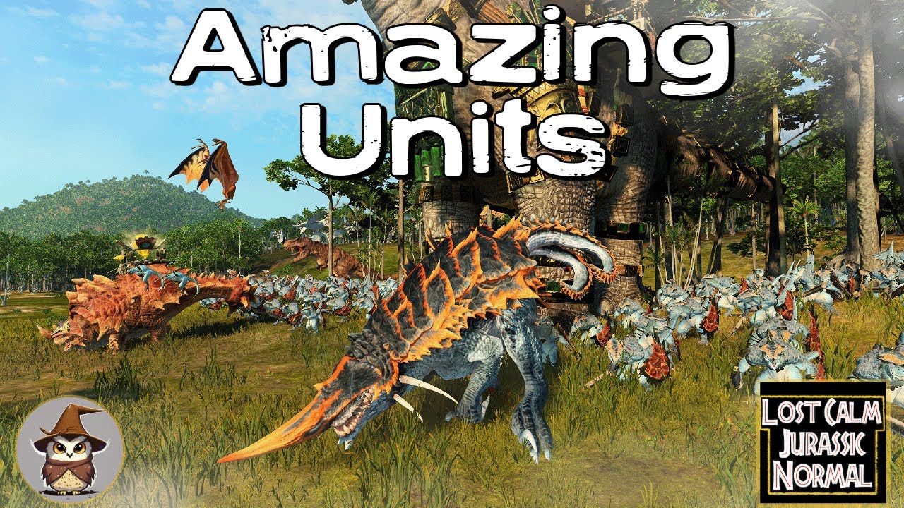 Lost Calm Jurassic - AMAZING Lizardmen Unit Mod Showcase - Total War ...