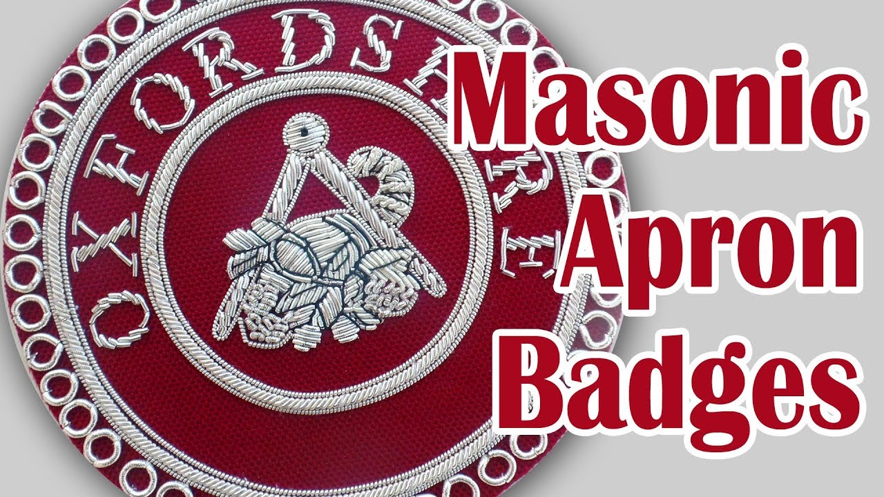 Masonic Apron Badges | Craft Provincial Apron Badges | Freemasonary ...