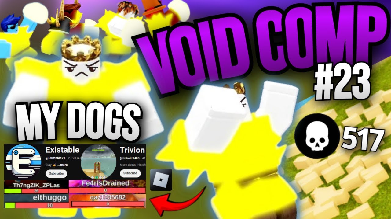 Booga Booga Reborn: Void PvP Compilation #23 / Owned Dogs: @ExistableYT ...