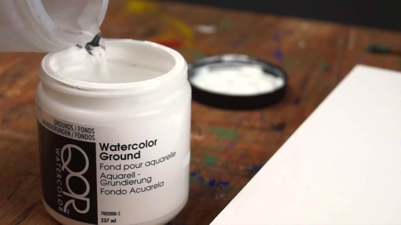 Watercolour Ground - Golden QoR - YouTube