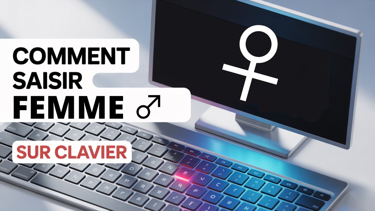 Comment faire le symbole Femme (♀) sur le clavier ⌨️♀️ - YouTube