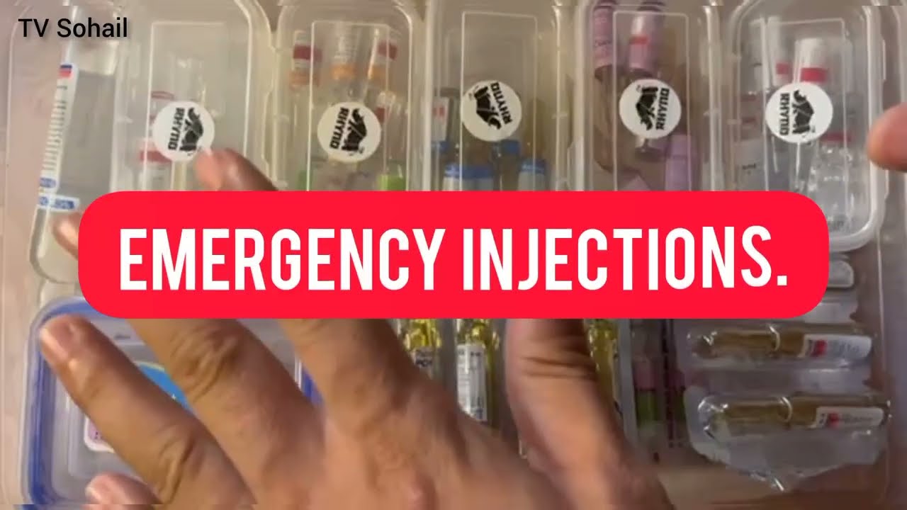 Emergancy Drugs,Uses, injection Routes | TV Sohail - YouTube