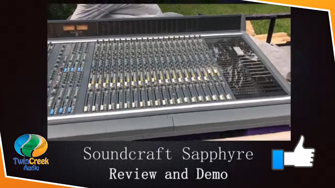 Soundcraft Sapphyre Review and Demo - YouTube
