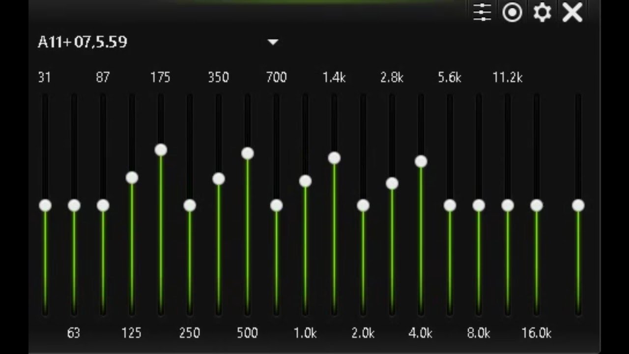 Equalizer (presets demo) Эквалайзер (демонстрация настроек) - YouTube