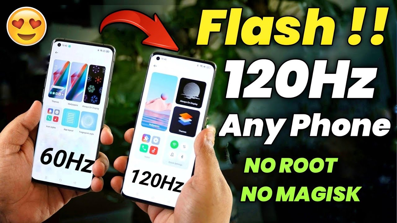 How To Enable 120Hz Screen Refresh Rate In Any Phone | Increase Screen Refresh Rate on Android ...