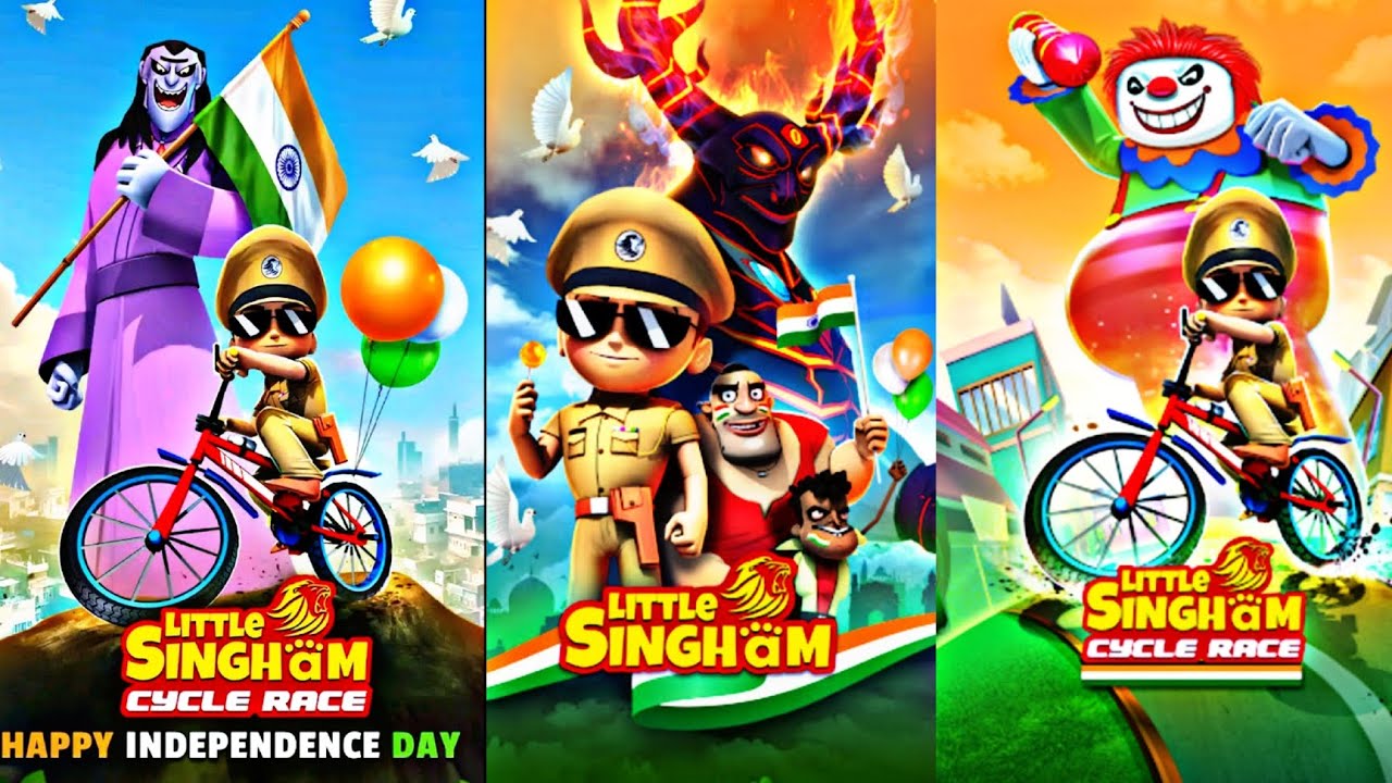 Little Singham Mobile Game | Little Singham Cycle Race | Little Singham ...