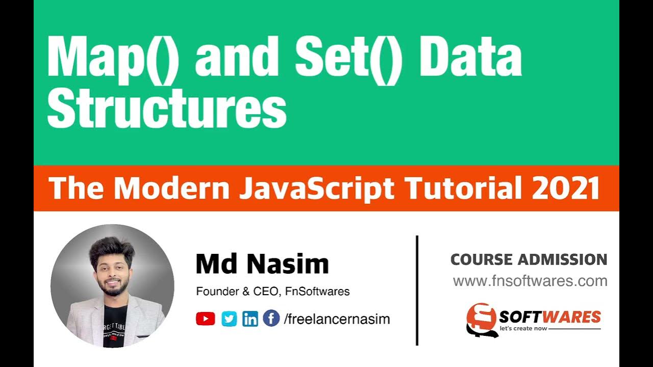 027 | Map & Set Data Structure | The Modern JavaScript Tutorial - YouTube