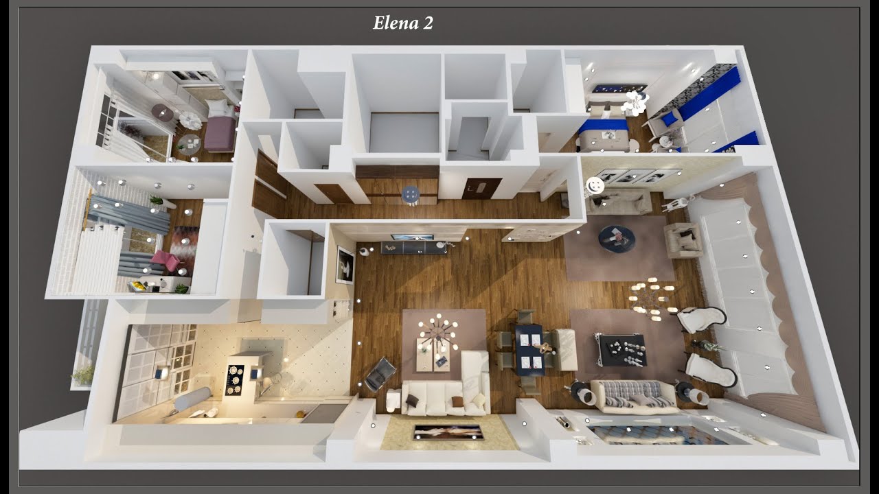 Arch Vis 2018- Interior design & 360 visual Tour - YouTube