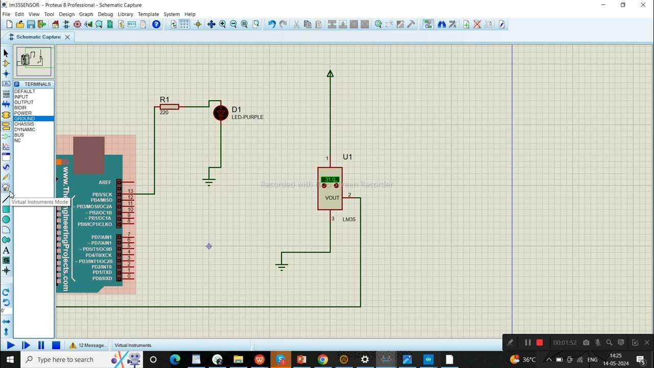 LM35 INTERFACE WITH ARDUINO - YouTube