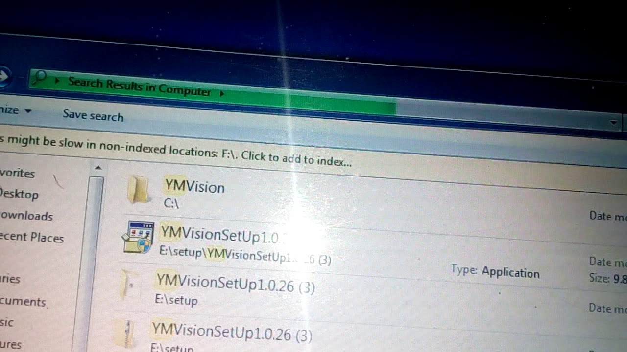 Ym vision software setting - YouTube